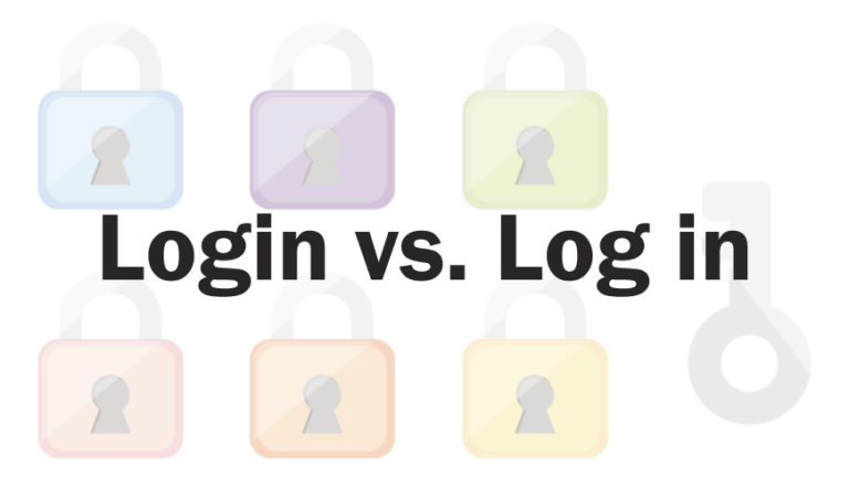 「ログインする」は英語で？「login」と「log in」の違い | えいごのこと