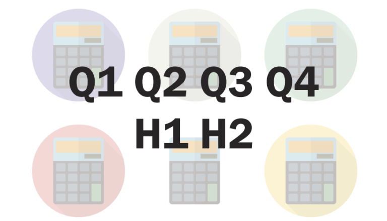「1Q・2Q・3Q・4Q」や「1H・2H」の意味は？ | えいごのこと